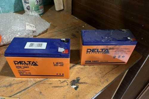 Продам Аккумулятор Delta DTM 1207 7А 12В новый