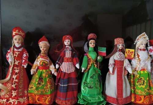 Сувенирные куклы, ручная работа