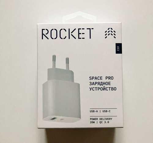 Сзу Rocket Space Pro USB-A USB-C PD 20W QC 3.0