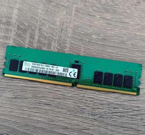 Оперативная память DDR4 16GB ECC REG 2666MHz