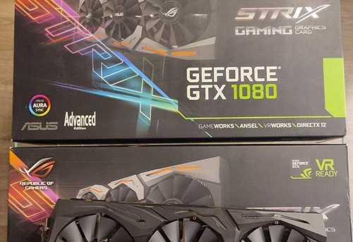 Видеокарта GTX 1080 A8G gaming strix asus