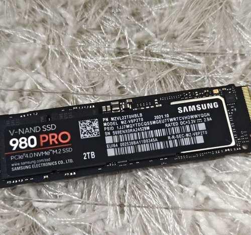 SSD M.2 Samsung 980 PRO 2TB (Здоровье 92%)