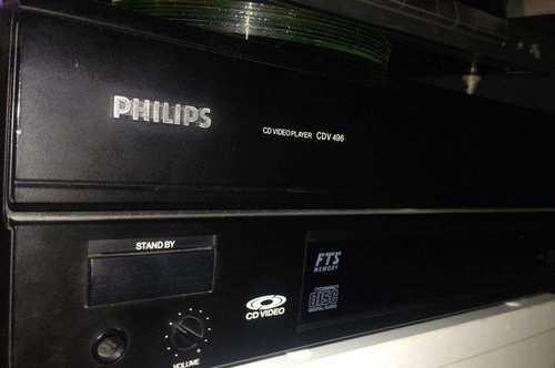 LCD-проигрыватель Philips cdv 496