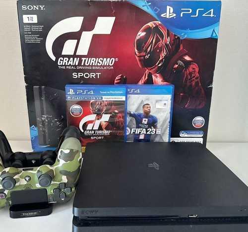 Sony playstation 4 slim 1tb с играми