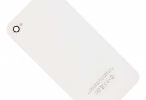 Задняя крышка (панель) для iPhone 4s белая с разбо