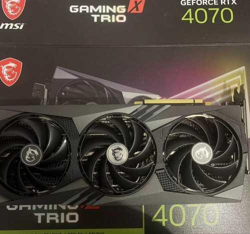 Видеокарта MSI GeForce RTX 4070 gaming X 12GB