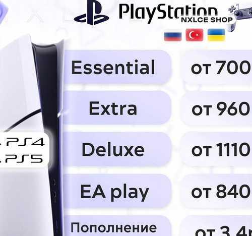 Подписки Plus и Покупка игр на PlayStation