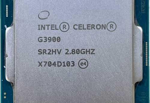 DualCore Intel Celeron G3900, 2800 MHz