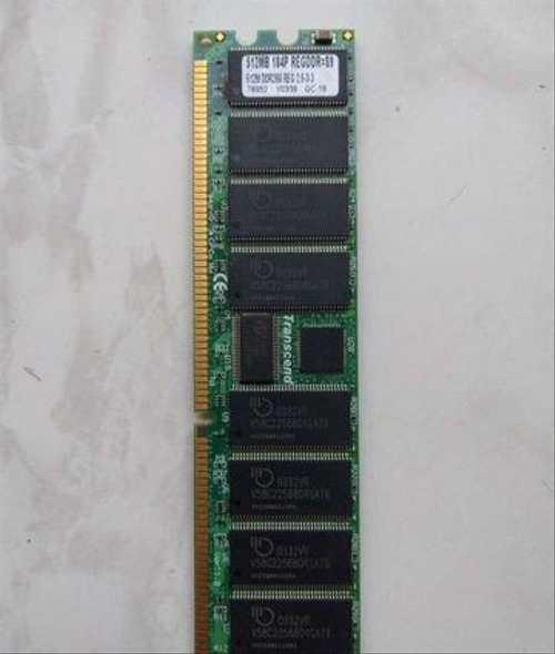 DDR 1 Transcend 512 мб DDR 266 мгц CL