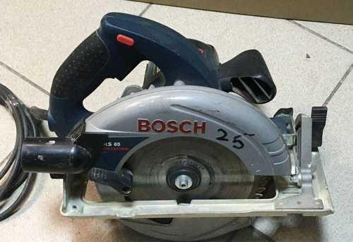 Дисковая пила gks 65 bosch арт.74770