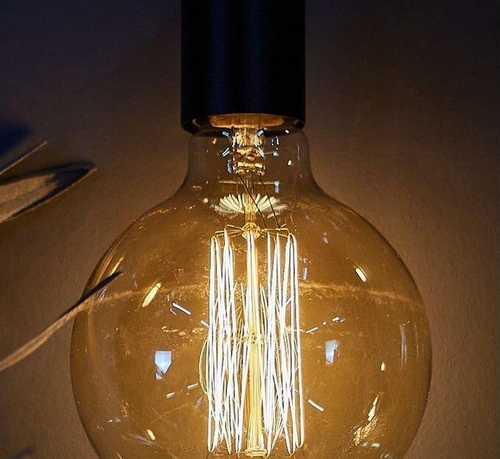 Лампа накаливания Лофт IL-V-G125-60-Golden-E27