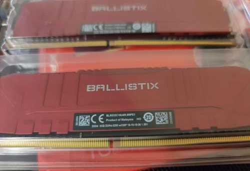 Crucial ballistix red bl2k8g32c16u4r