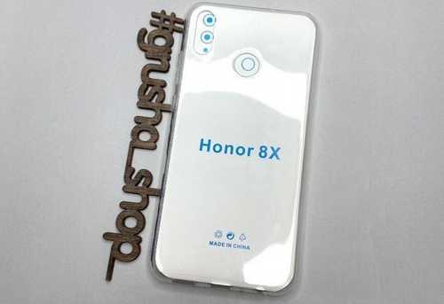 Чехол на Honor 8x, прозрачный