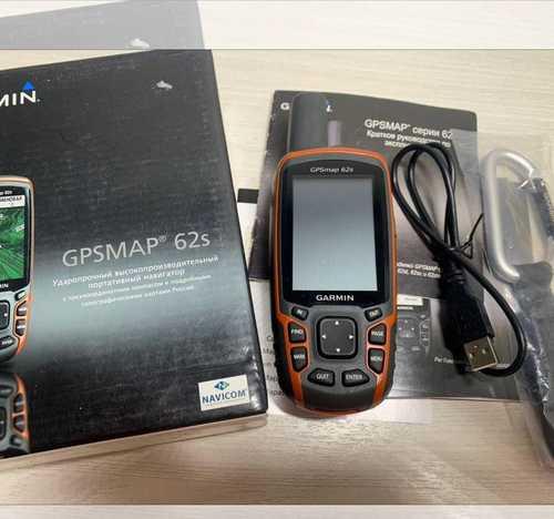 Навигатор Garmin GPSmap 62S Полный комплект рст