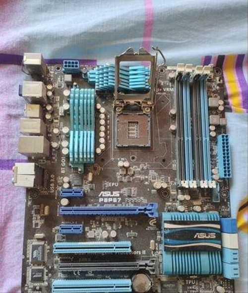 Материнская плата asus P8P67 (Не рабочий сокет)