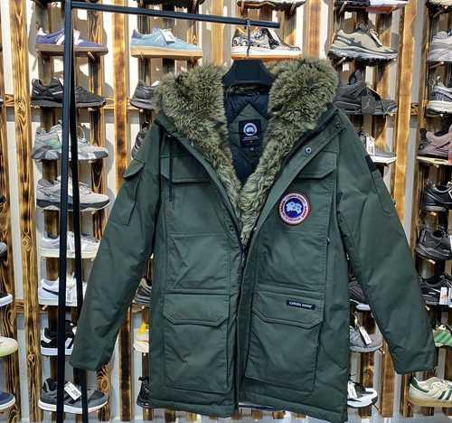 Зимняя куртка мужская Canada Goose мех натур