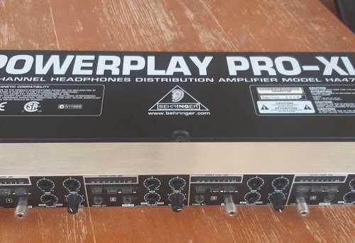 Предусилитель behringer powerplay PRO-XL HA4700