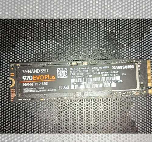 Samsung 970 evo plus 500gb