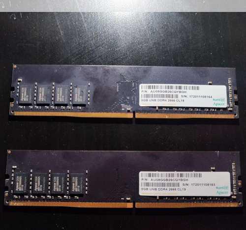 Оперативная память ddr4 16gb Apacer