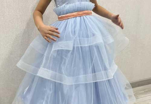 Платье голубое в ставрополе 116-122-128-134