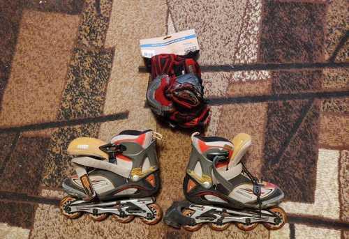 Ролики RollerBlade (36-40) + защита