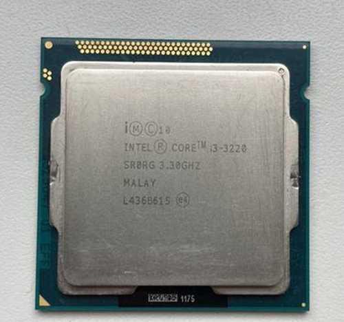 Процессор intel core i3 3220 сокет 1155