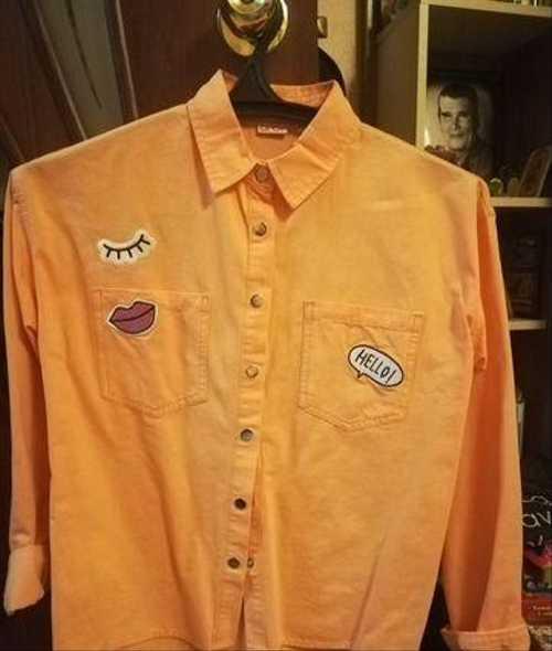 Джинсовая рубашка orby