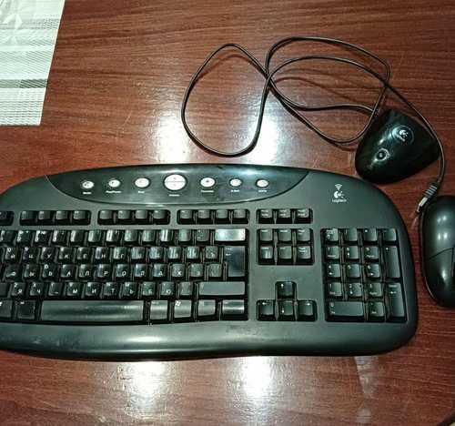 Клавиатура и мышь беспроводные Logitech Y-RK56A