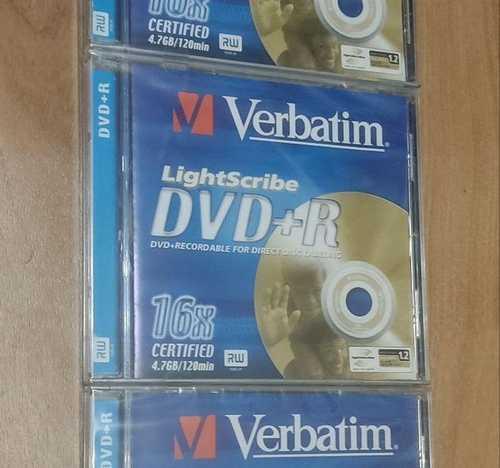 Диски Verbatim dvd r LightScribe