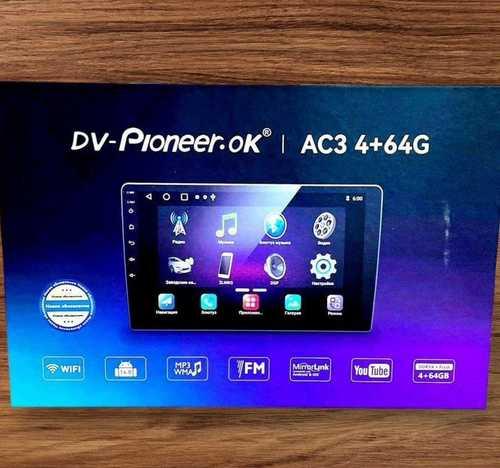 Магнитола андройд pioneer AC3 4 64GB