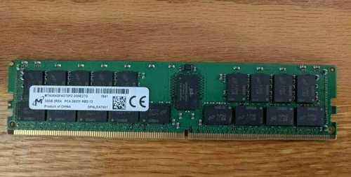 126шт серверная память DDR4 micron 2933 32гб ECC