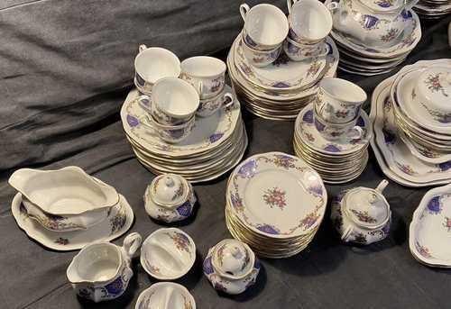 Набор фарфоровой посуды Чехословакия 116 предметов