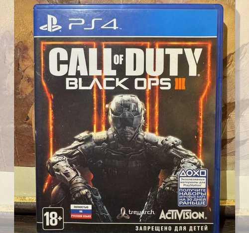 Call of duty black ops 3 ps4 диск