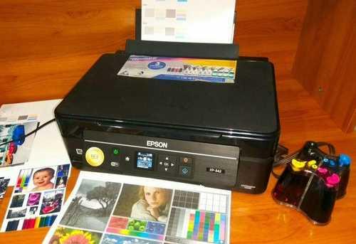 Струйное цветное мфу Epson XP342