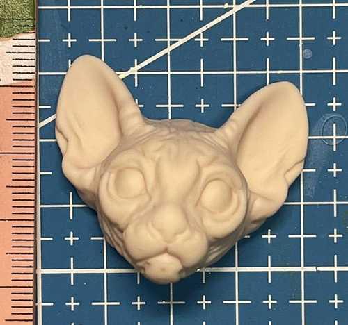 Лицо для ватных игрушек кошка Сфинкс