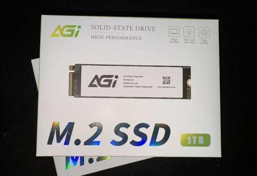 Новый Ssd диск M2 1tb AGI
