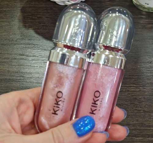 Набор блесков для губ kiko milano 05 и 31 новые