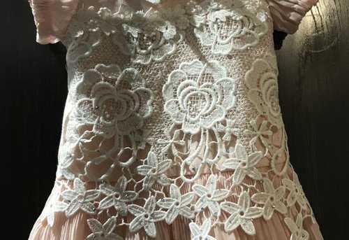 Платье для девочки ажурное шитьё
