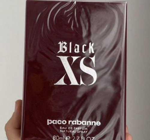 Paco rabanne black xs 80 ml женский парфюм