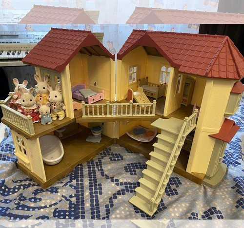 Sylvanian families большой дом со светом