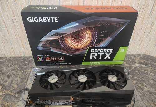 Мощная игровая Gigabyte RTX 3070 Ti 8 Гб