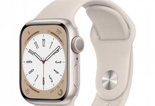 Часы apple watch 8 45 mm Starlight