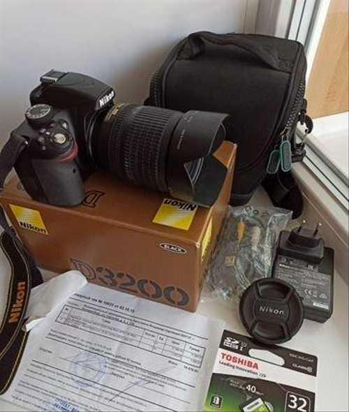 Зеркальный фотоаппарат Nikon D3200 Kit 18-105