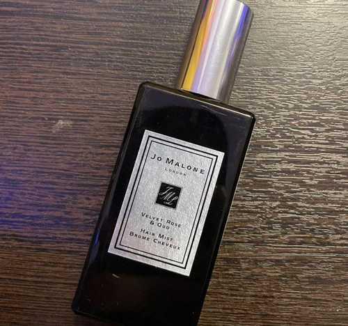 Jo malone velvet rose & oud мист для волос