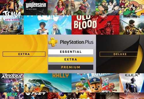 Подписка на ps4,5 турецкая PS plus 1-12 мес