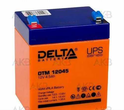 Аккумулятор для ибп Delta DTM 12045 4,5Ач (90х70х1