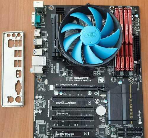 Комплект Gigabyte GA-Z87P E3-1231v3 16Gb