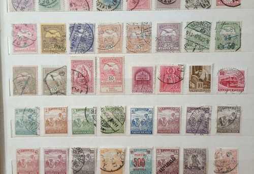 Почтовые марки Венгрии старые годы
