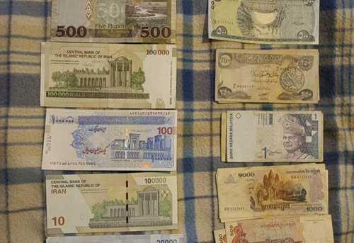 Коллекция банкнот из 30 разных стран