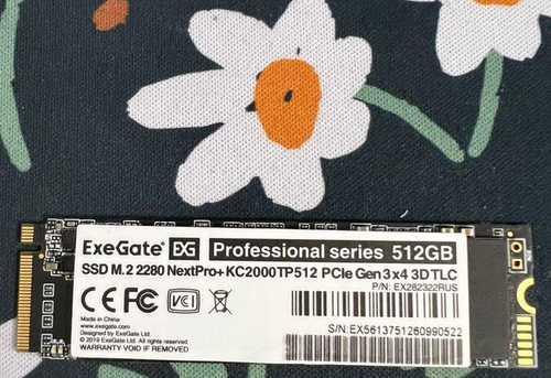 SSD M2 ExeGate 512gb
